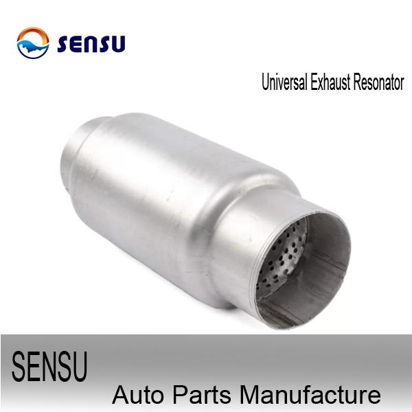 Stainless Steel Auto Universal Exhaust Resonator 12inch Resists Corrosion